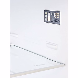 Summit FFBF241W 24 Bottom Freezer Refrigerator with 11.35 cu. ft. Capacity Crisper Drawer Ultra Quiet Operation in White
