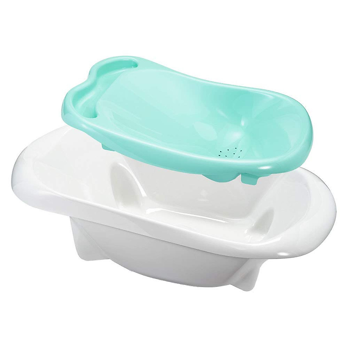 The First Years 4 in 1 Warming Comfort Tub - Convertible Baby Bathtub for Newborns, Infants, and Toddlers - Baby Bath Essentials - Ages 0 Months and Up