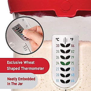 KneadAce Bread Lame & Sourdough Starter 34oz Pro Jar Kit