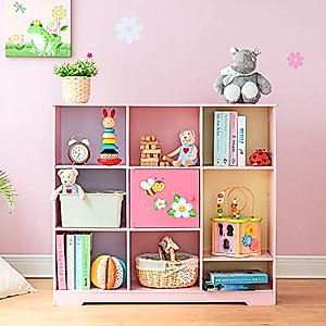 Fantasy Fields - Magic Garden Adjustable Cube Bookshelf, 9 Cube Storage Bookshelf