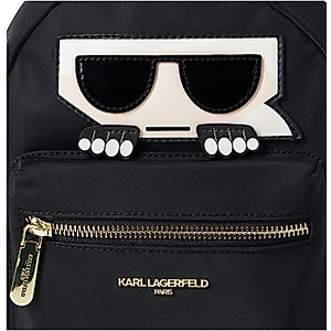 Karl Lagerfeld Paris Women's Amour Small Backpack, Black, One Size