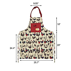 Foxyoo Egg Apron for Fresh Eggs,Egg Collecting Apron with 14 Deep Pockets,Chicken Egg Apron for Women,Egg Baskets Holder Apron-Full Body Style