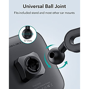 ESR HaloLock Dashboard Magnetic Wireless Charger, Compatible with MagSafe Car Charger, Windshield Car Mount Compatible with iPhone 14/14 Plus/14 Pro/14 Pro Max and 13/12 Series, Black