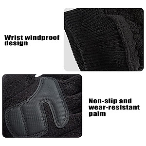 NOVEDAD Winter Gloves Men and Women/Windproof/Waterproof/Touch Screen/Increases The Grip Strength Thermal Glove for Driving Hiking Freezer Snow Work Cycling Running Outdoor Activities