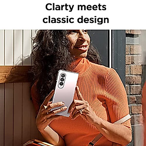 AICase for Samsung Galaxy Z Fold 4 Case Clear, [Anti-Yellow] Ultra-Thin Slim Fit Transparent Hard PC Protective Phone Case for Samsung Fold 4 5G