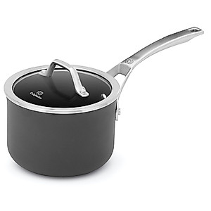 Calphalon Signature Hard-Anodized Nonstick 2-Quart Sauce Pan with Cover, 2 QT