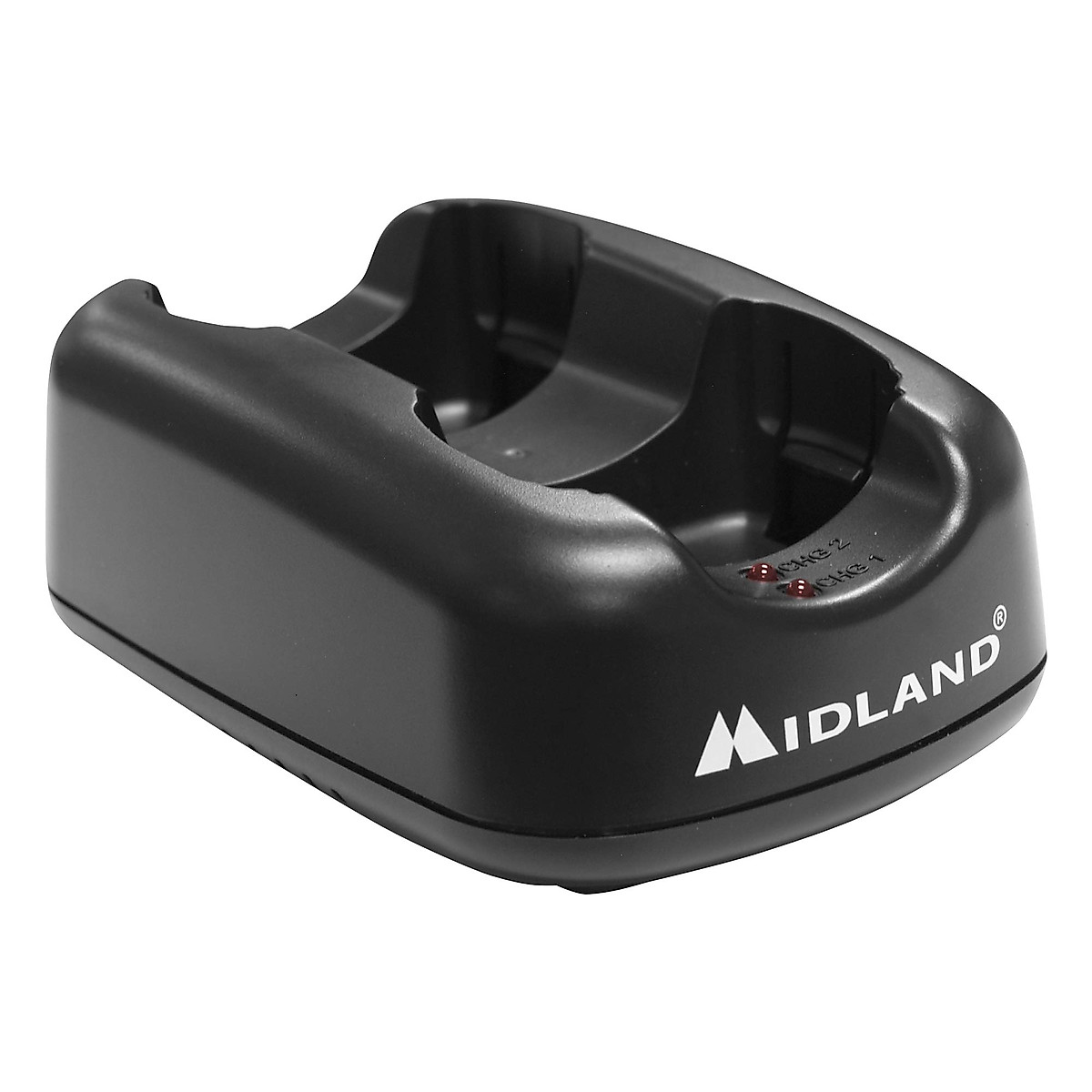 Midland® - AVP21 Dual Desktop Charger for LXT Series Two-Way Radios LXT600 LXT630 LXT650 with AC Wall Adaptor - Walkie Talkie Charging Station