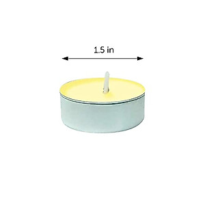 DecorRack 30 Tealight Candles, French Vanilla Scented, Pleasant Fragrance Candle, Long Lasting Air Freshener (Pack of 30)