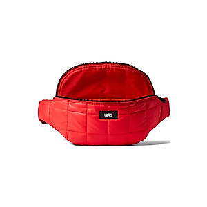 UGG Women's Gibbs Belt Bag Puff Handbag, Natural Spotty, One Size