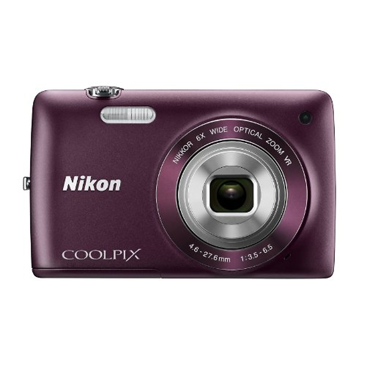 Nikon COOLPIX S4300 16 MP Digital Camera with 6x Zoom NIKKOR Glass Lens and 3-inch Touchscreen LCD (Plum)