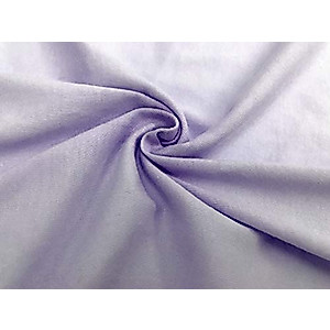 American Baby Company Supreme Fitted Crib Sheet 28" x 52", Enhanced Thickness for Soft, Breathable Neutral 100% Cotton Jersey Comfort, Lavender, for Boys and Girls
