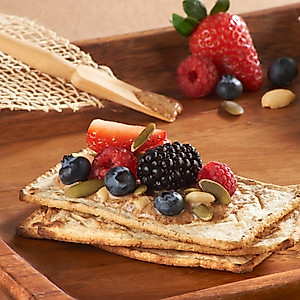 Sanissimo Salmas Salted, 20 packs of 3 Crackers, Oven Baked Corn Crackers, Gluten Free, Non GMO, Kosher Certified