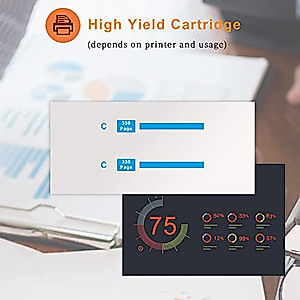 Run Star 2 Pack 69 Cyan Remanufactured Ink Cartridge Replacement for Epson 69 T069 use for Epson Stylus C120 CX5000 6000 7400 N11 NX100 105 110 115 200 215 Workforce 1100 1300 Printer (2 Cyan)