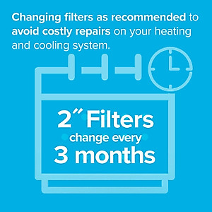 Filtrete 20x25x2 AC Furnace Air Filter, MERV 11, MPR 1000, Micro Allergen Defense, 3-Month Pleated 1-Inch Electrostatic Air Cleaning Filter, 4 Pack (Actual Size 19.8 x 24.81 x 1.81 in)