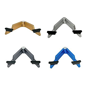 JBGold Foldable Aluminum Cell Phone Holder Stand for Desk (Silver) Portable Phone Stand