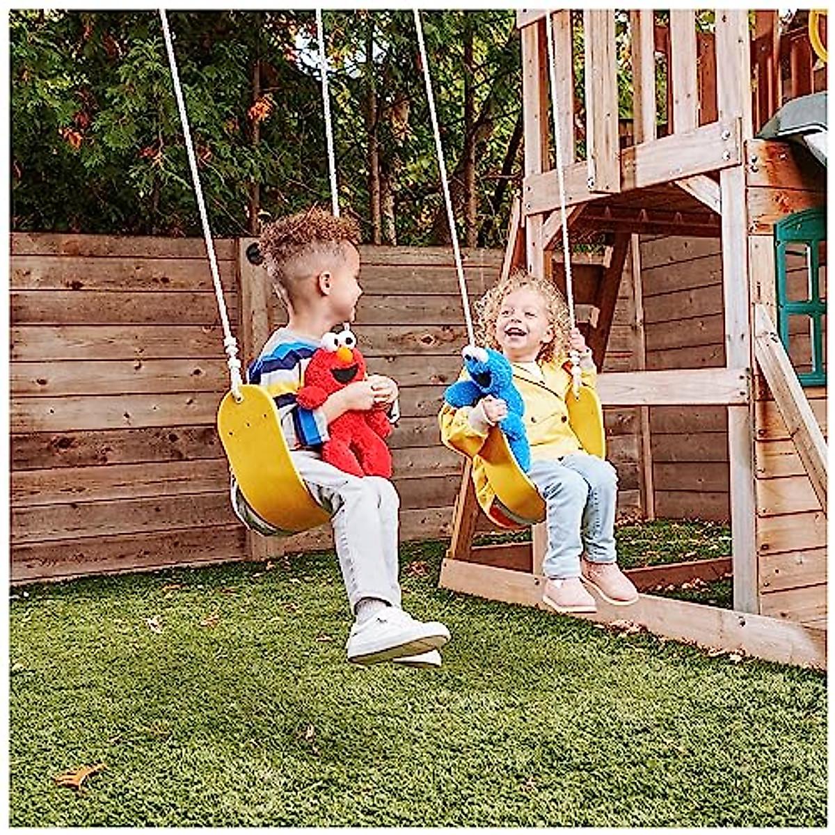 GUND Sesame Street Official Elmo Take Along Buddy Plush, Premium Plush Toy for Ages 1 & Up, Red, 13”