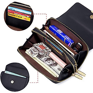 Weilan Small Crossbody Bag for Women,Cell Phone Purse Women's Shoulder Handbags Wallet Purse with Credit Card Slots