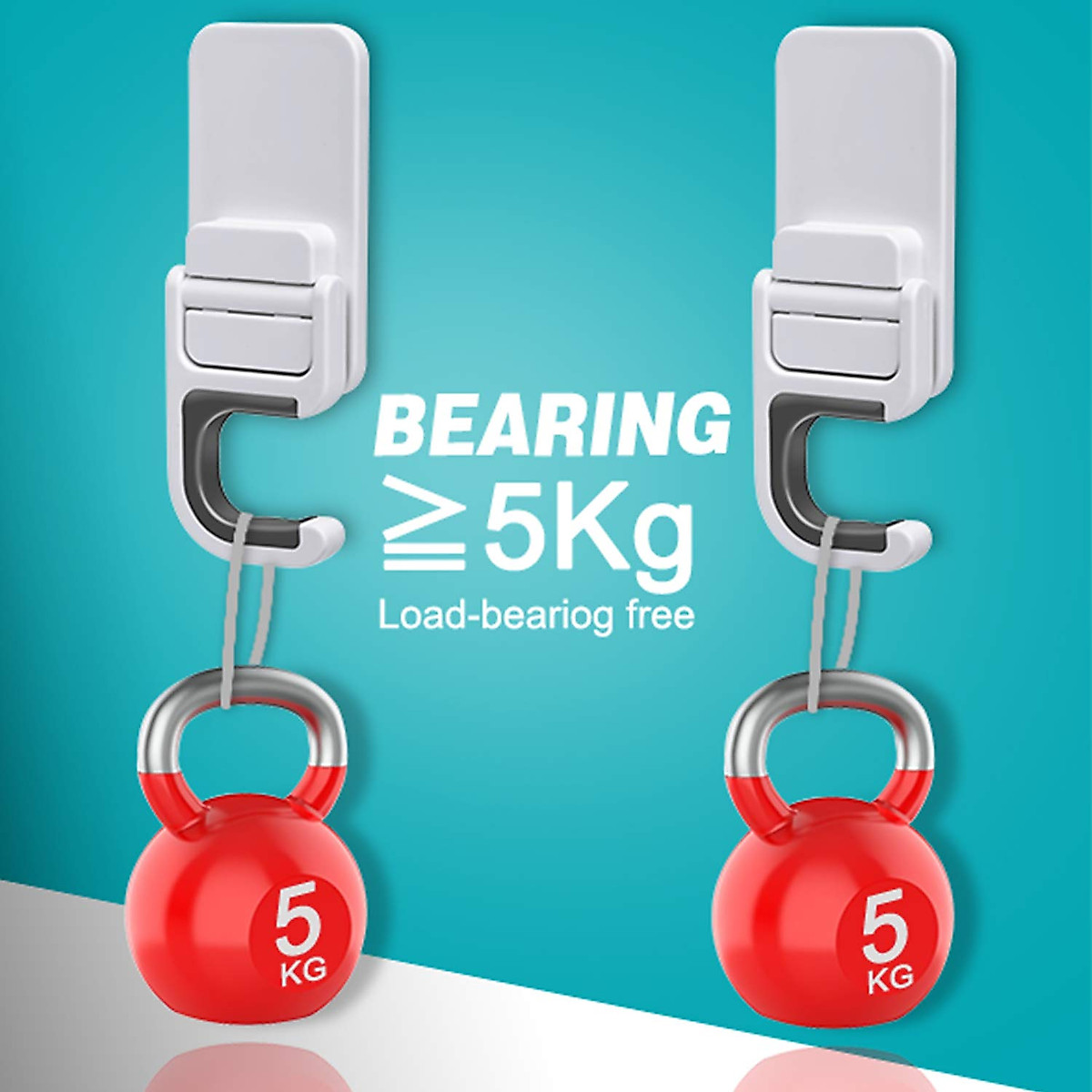 Tinkeep Mop Holder Wall Mounted Holder Broom & Mop Grippers Self Adhesive Acrylonitrile Butadiene Styrene No Drilling Super Anti-Slip Broom and Dustpan Hanger Wall Mount Mops Rakes Holder 3 pcs, White