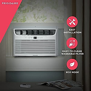 Frigidaire FHWH082WA1 Window Air Conditioner, 8000 BTU, White