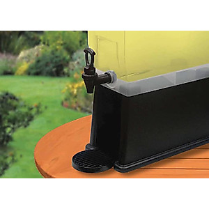 Winco Slim 3 Gallon Beverage Dispenser with Base