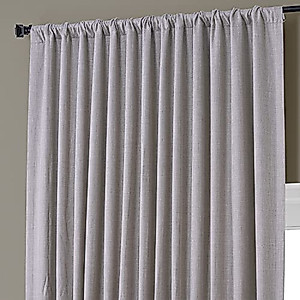 HPD Half Price Drapes Extra Wide Linen Room Darkening Curtain (1 Panel) 100 X 120, BOCH-LN1858-120-DW, Clay