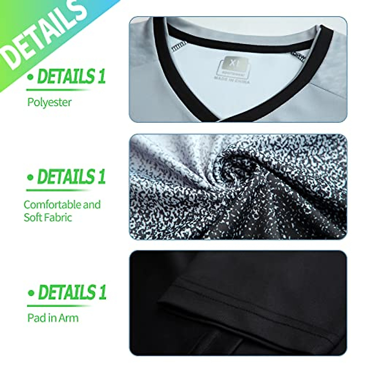 VIPOKO Custom Soccer Jersey Padded Football Shirt for Adult/Kids Long Sleeve Shirt Mens Goalkeeper Jersey Keeper Uniform Kit Pink