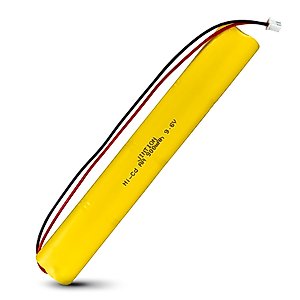 JINTION 9.6V 900mAh Rechargeable AA NiCD Batteries Replacement Battery for AA 900mAh Emergency/Exit Light/Fire Exit Sign