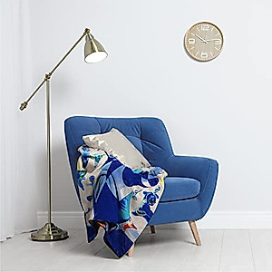 Bazillion Dreams Power Rangers Blue Ranger Fleece Softest Comfy Throw Blanket for Adults & Kids| Measures 60 x 45 Inches (Blue)