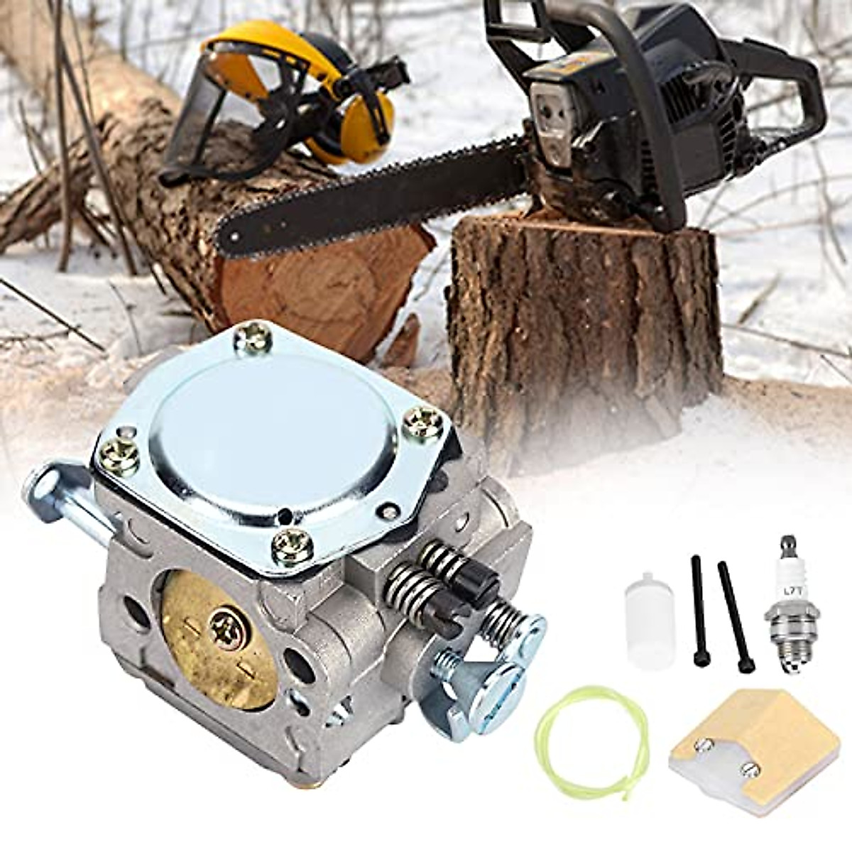 Carburetor Air Filter Spark Plugs Kit for Jonsereds 625 630 625 Chain Saw Garden Tools