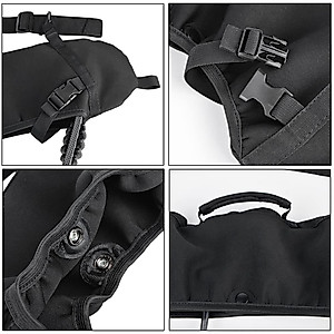 ZSHJGJR Archery Compound Bow Sling String Protector Compound Bow Cams Sling Case Carrying Shoulder Strap Holder Compound Bow Accessories for Outdoor Hunting (black)