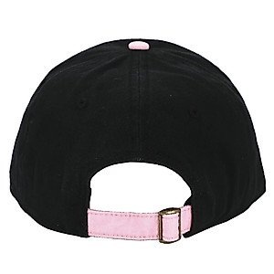 Blackpink BP Logo Plain Black Traditional Adjustable Hat