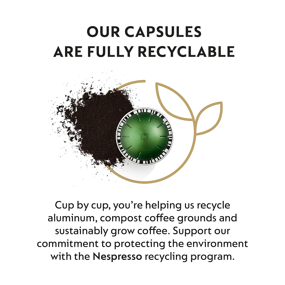 Nespresso Capsules VertuoLine, Stormio, Dark Roast Coffee, 30 Count Coffee Pods, Brews 7.77 Ounce (VERTUOLINE ONLY)