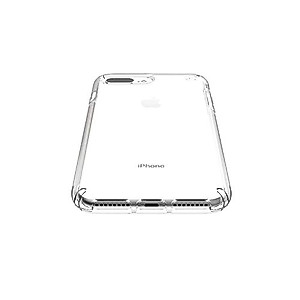 Speck Products Presidio Stay Clear iPhone 8 Plus/iPhone 7 Plus/iPhone 6S Plus Case, Clear/Clear, iPhone 8+/7+/6S+/6+ (119400-5085)