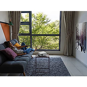 2022 New Upgrade Epson EpiqVision Flex CO-FH02 Full HD 1080p Smart Streaming Portable Projector, 3-Chip 3LCD, 3,000 Lumen Color/White Brightness, Android TV, Bluetooth, 5W Speaker, Home Entertainment