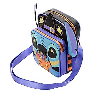 Disney Lilo and Stitch Glow Halloween Candy Cosplay Passport Bag