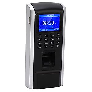 BOTEGRA Time Clock, Passward Attendance Machine Easy to Use USB Interface Fast Identification for Restaurant for Factory