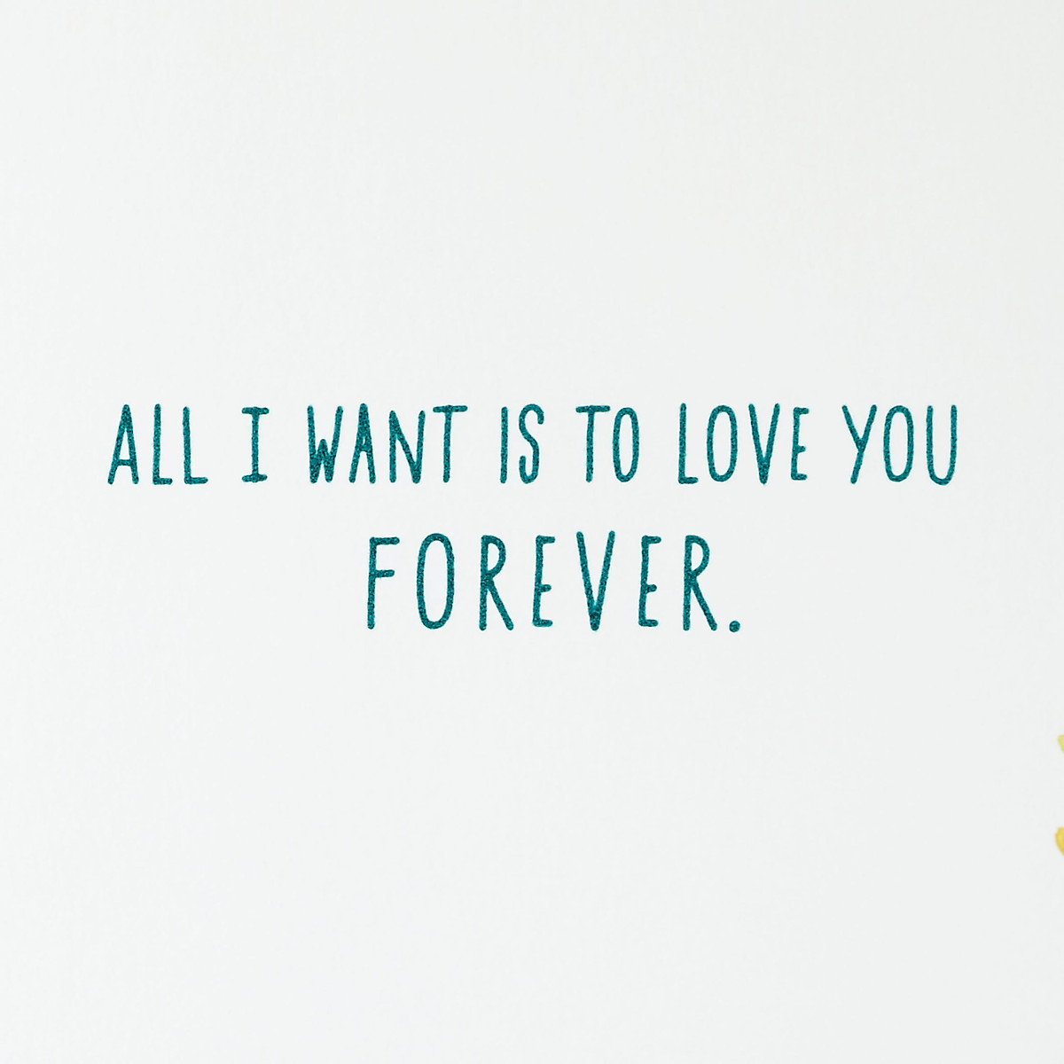 Hallmark Love Card or Anniversary Card (Love You For the Rest of My Life)