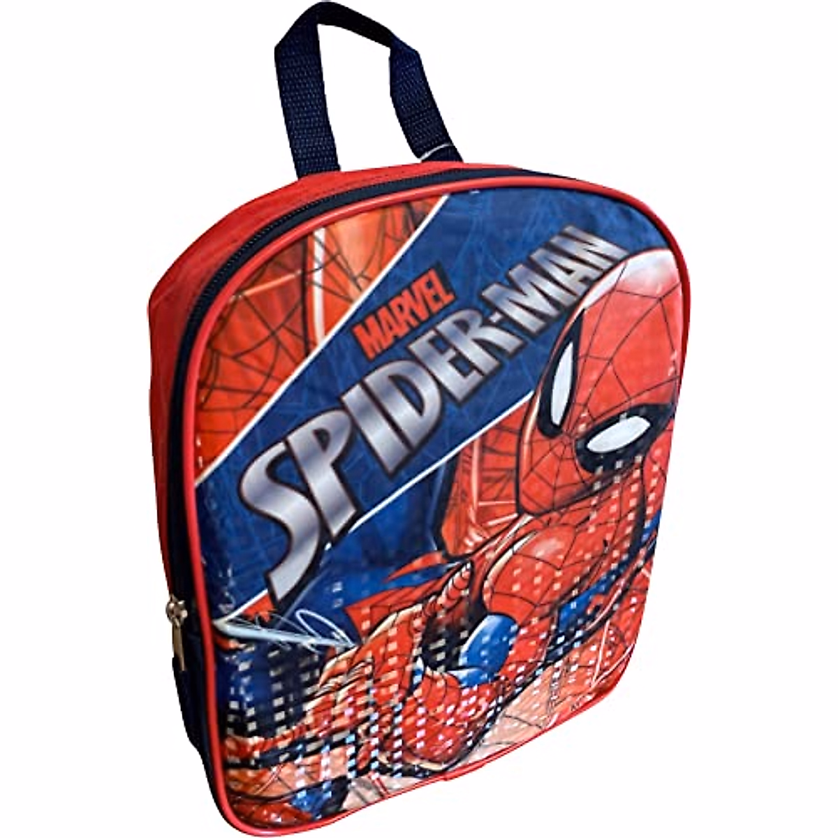 Fast Forward Spider-Man 11" Mini Backpack (Navy Blue-Red)