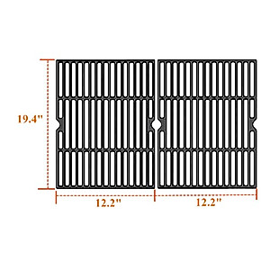 SafBbcue Cooking Grates Replacement for Pit Boss 700 Series Grills and Traeger BBQ07E.01 22 575 Lil' Tex Elite Pellet Grill Grid -Cast Iron
