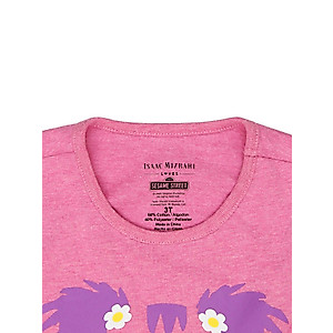 Isaac Mizrahi Loves Sesame Street Abby Cadabby Toddler Baby Short Sleeve Tee (3T, Pink)