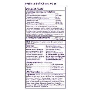MySimplePetLab Dog Probiotics | Healthy Pet Chews with Probiotics for Dogs | 5 Strain Probiotic Blend to Support Normal Digestive Health | Probiotic for Dog Soft Chews