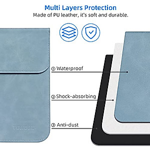 TOWOOZ Sleeve Compatible with 2022 New M2 MacBook Air 13.6 Inch A2681 / MacBook Pro 13-13.3 Inch/ MacBook Air 13-13.6 Inch M1 M2 Chip, Laptop Sleeve Case with Accessory Pouch