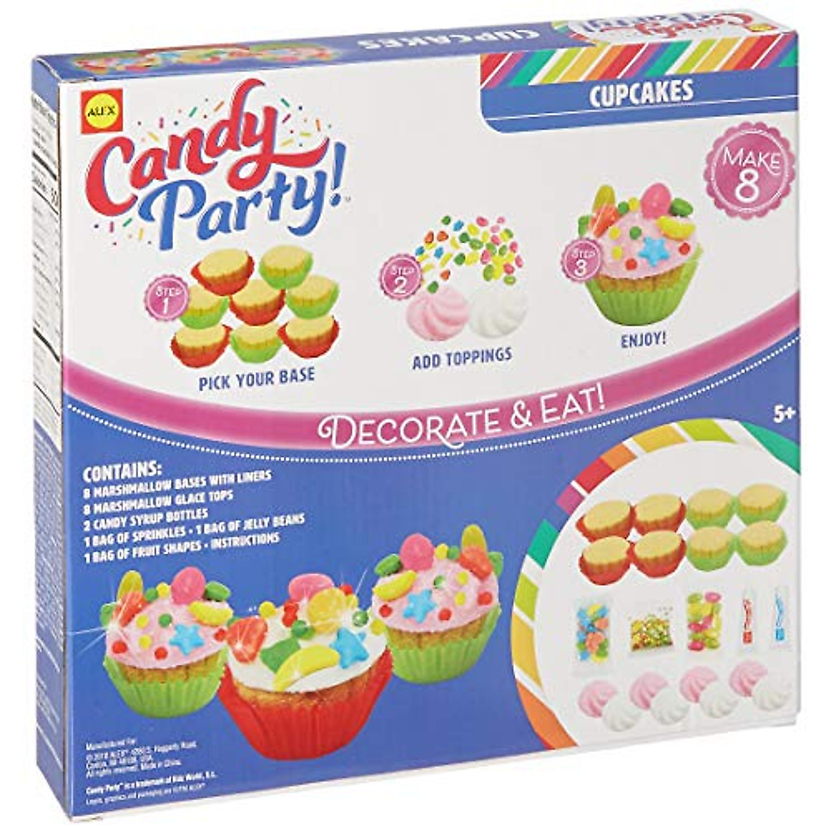 Alex Candy Party Cupcakes Kids Art and Craft Activity