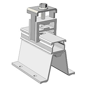 End Clamp MageBracket CL Mounting Kit for Solar Module Panel Mounting Racking Installation on Corrugated Metal Roof