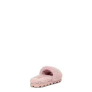 UGG Women's Cozetta Curly Slipper, Rose Grey, 8
