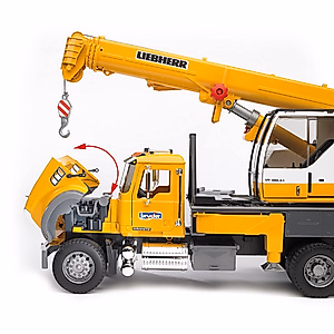 Bruder 02818 Mack Granite Liebherr Crane Truck
