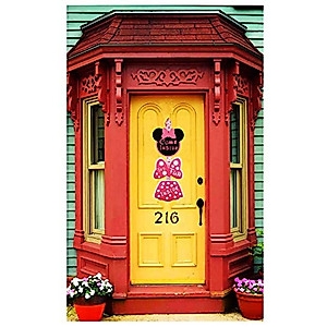 Minnie Mouse Door Sign for Girl's Birthday Party Decorations