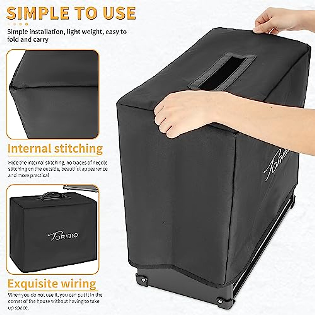 Amp Cover, TORIBIO Dust Cover Protector Case, Guitar Amplifier Dust Cover - Protection from Dust and Spills - Great Fit for Amplifier BOSS KATANA 100MKII