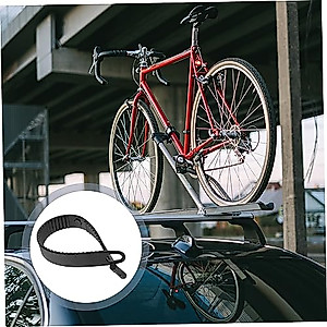 Toddmomy Bike Strap Trunk Bicycle Bike Rack Strap on Bikes Cargo Fixed Rope Luggage Rubber Strap Rubber Multi-use Straps Cargo Straps The roof Rubber Band Wheel Single Frame Suitcase Eraser