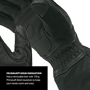 Black Diamond Womens Guide Snow and Ski Gloves, Black, Large